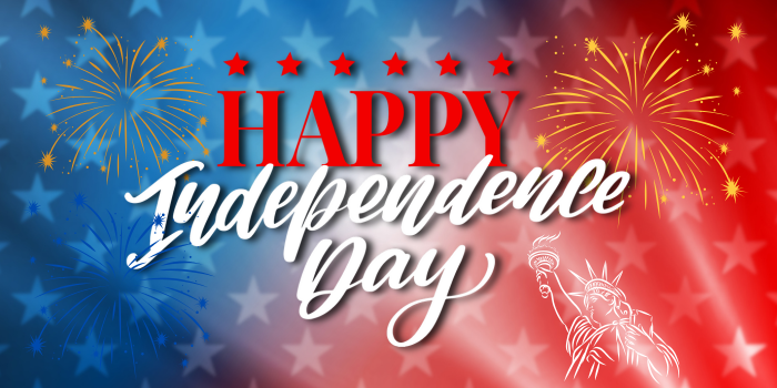 CLOSED July 3 and July 4 (Independence Day)